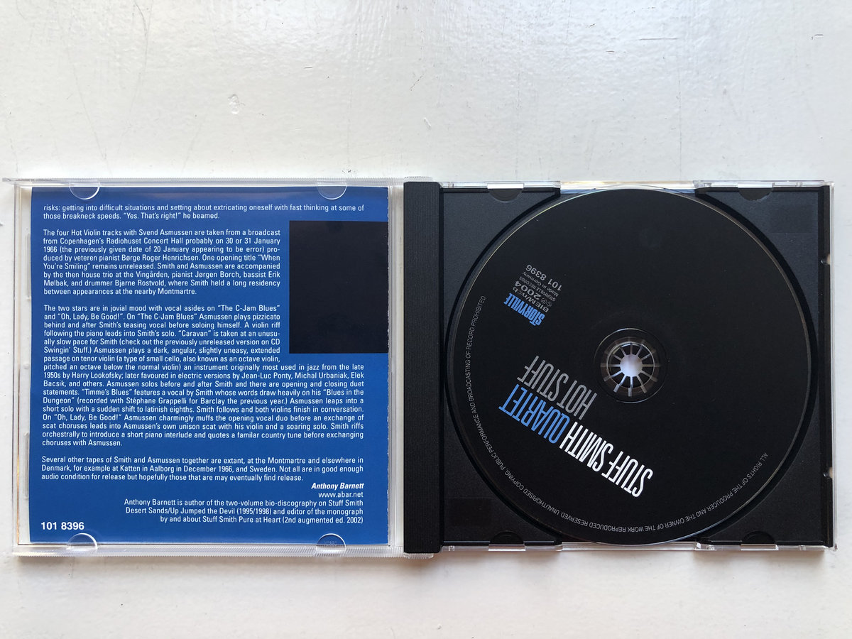 Hot Stuff | Stuff Smith Quartet Featuring Svend Asmussen | Storyville ...