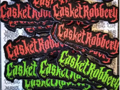 Embroidered Logo Patches | Casket Robbery