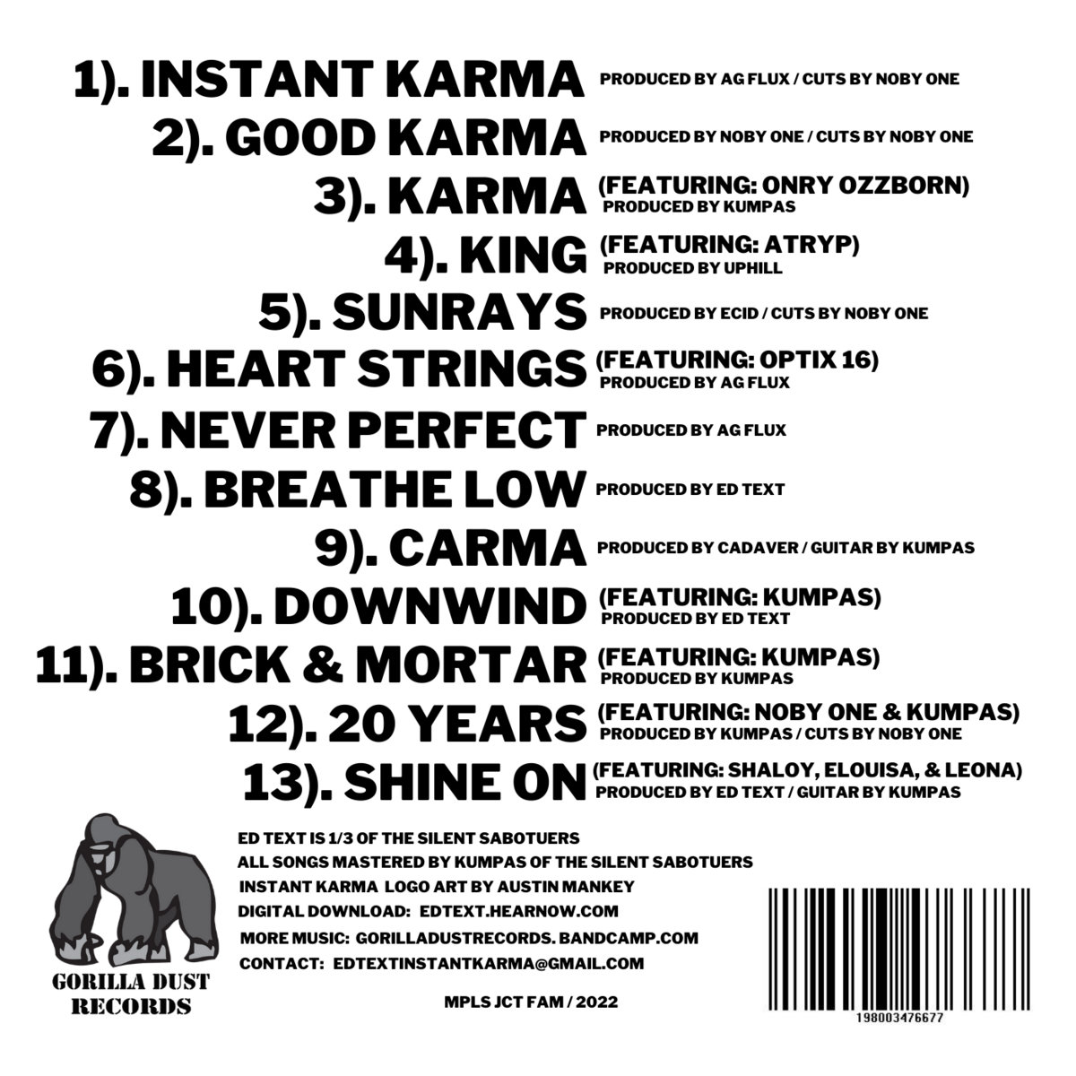 Instant Karma | Ed Text