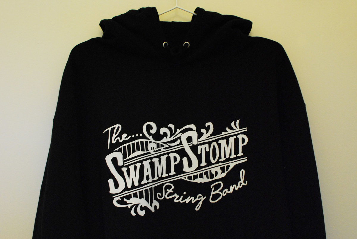Swamp Stomp Logo Hoodie Black | The Swamp Stomp String Band