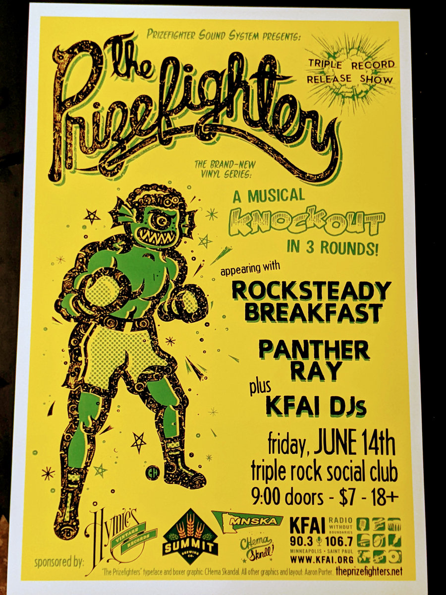 Musical Knockout Release Show Poster | The Prizefighters