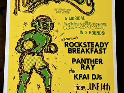 Musical Knockout Release Show Poster | The Prizefighters