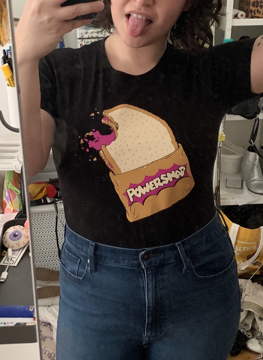 Black Sandwich T-shirt | PowerSnap