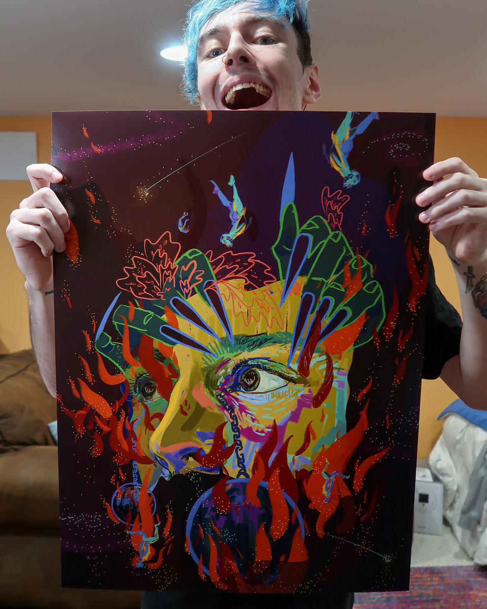 The Anxious Thoughts Project Poster (Card Stock) | Ben Teeney