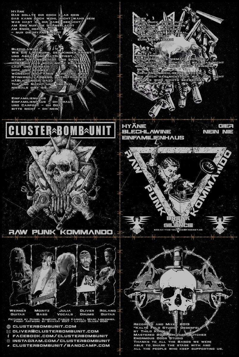 Raw Punk Kommando | Cluster Bomb Unit