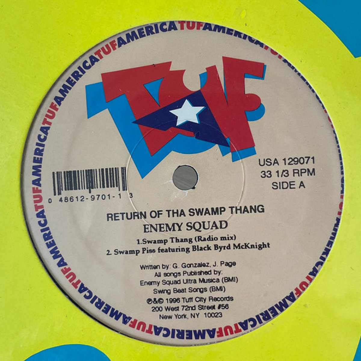 Return of Tha Swamp Thang | Enemy Squad | Tuff City Records