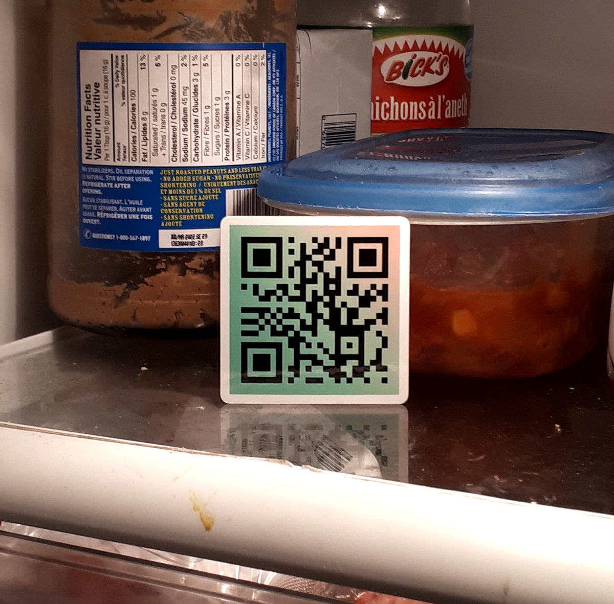 Big Burger QR Code Sticker | This Is The Glasshouse