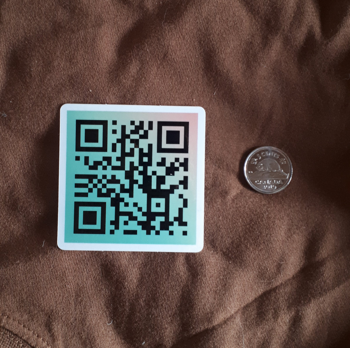 Big Burger QR Code Sticker | This Is The Glasshouse