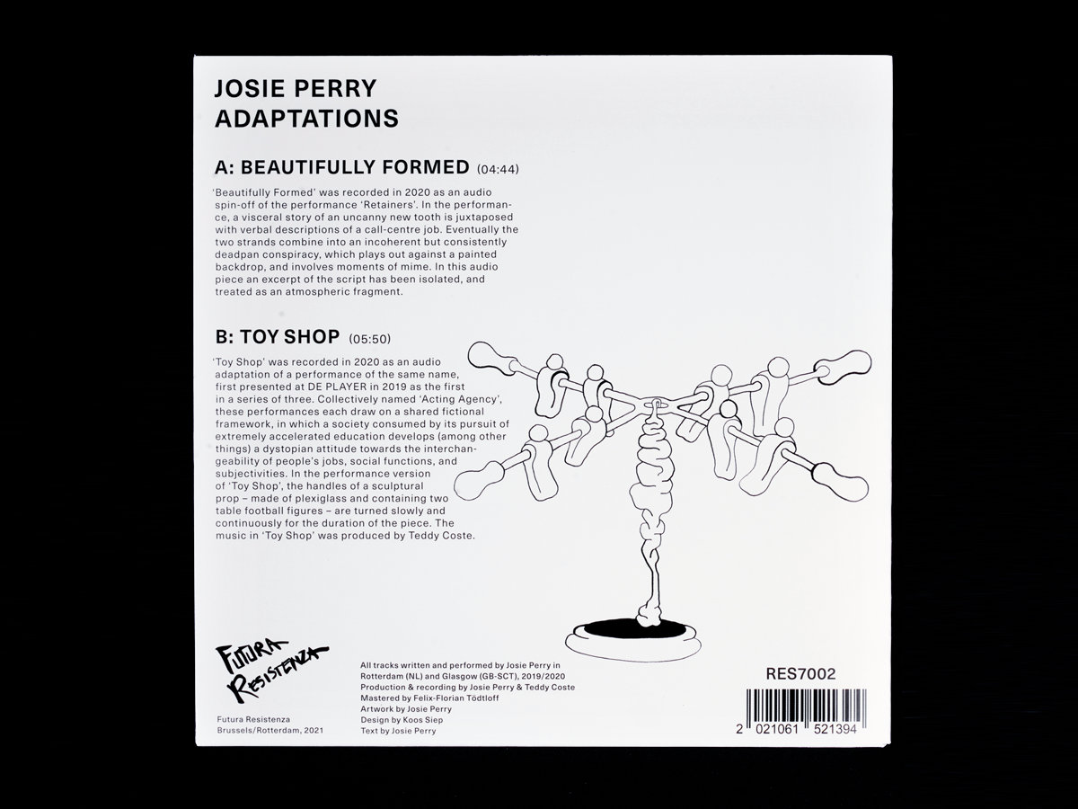 Josie Perry - Adaptations (7", Single) | Futura Resistenza