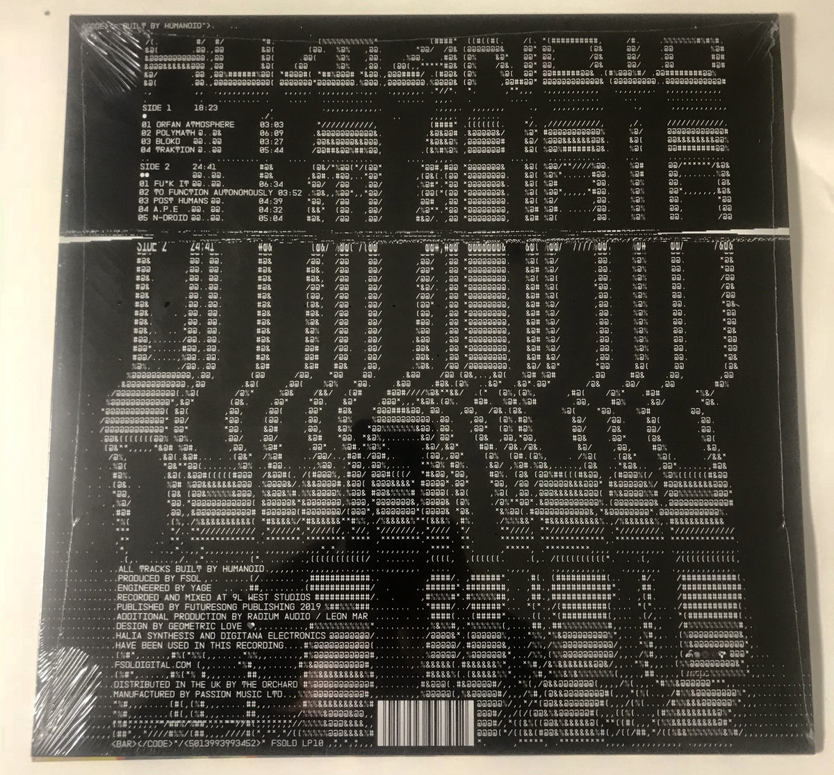 ALL HUMANOID VINYL . .... | HUMANOID | THE FUTURE SOUND OF LONDON