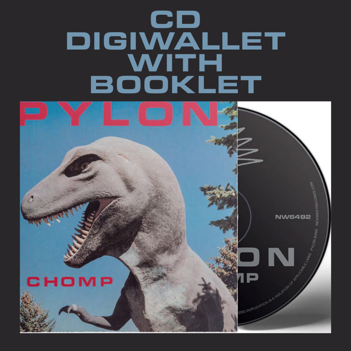 PYLON CHOMP CD - reissue by New West Records - no download | Pylon ...