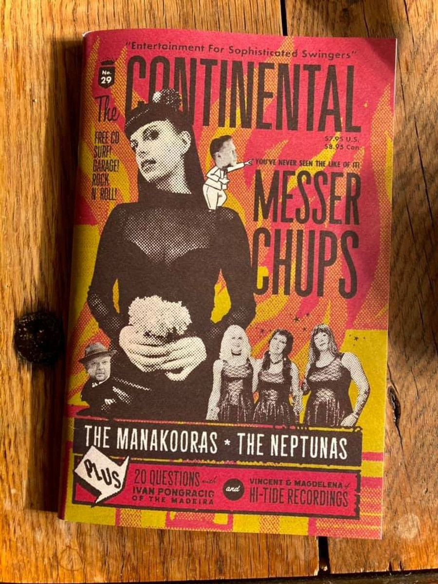 The Continental magazine with MESSER CHUPS 5-page COVER feature + CD ...