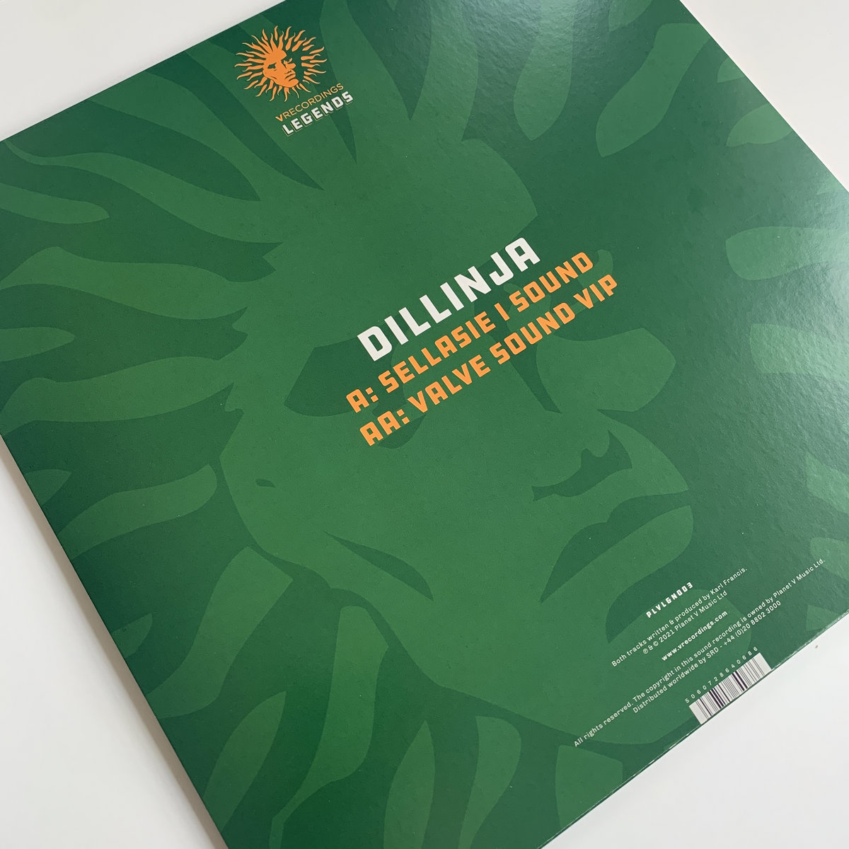 Dillinja - Selassie I Sound / Valve Sound VIP | V Recordings