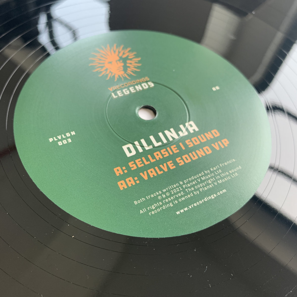 Dillinja - Selassie I Sound / Valve Sound VIP | V Recordings