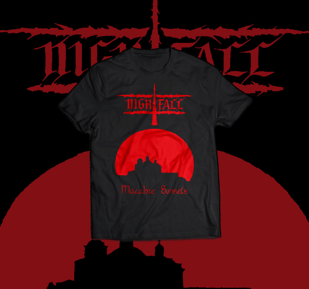 Nightfall - Macabre Sunsets - T-shirt | NIGHTFALL