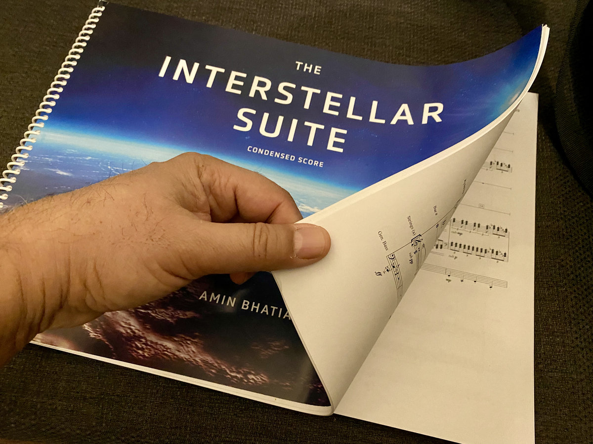 THE INTERSTELLAR SUITE CONDENSED SCORE Ring-bound Book | Amin Bhatia