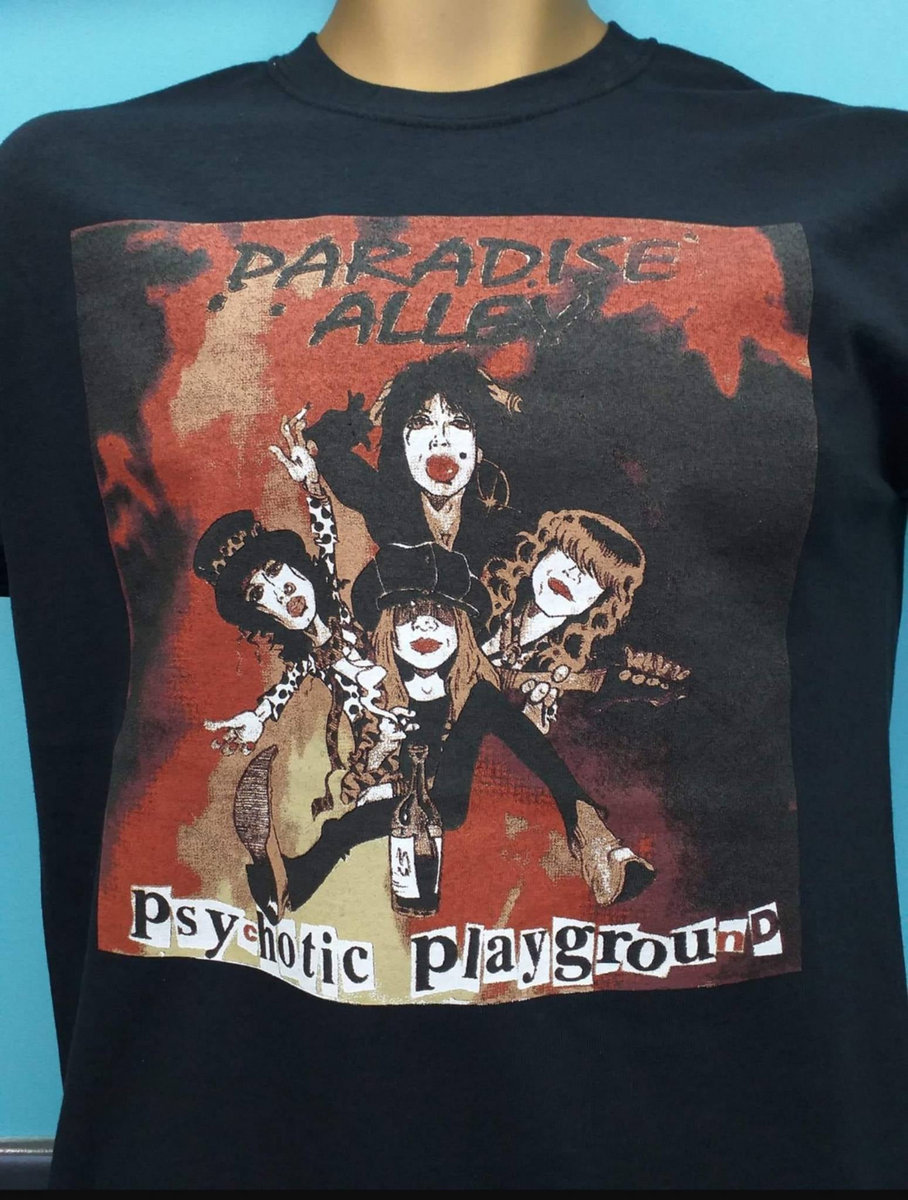 Classic Ray Zell Full Colour Psychotic Playground T-shirt | Paradise Alley
