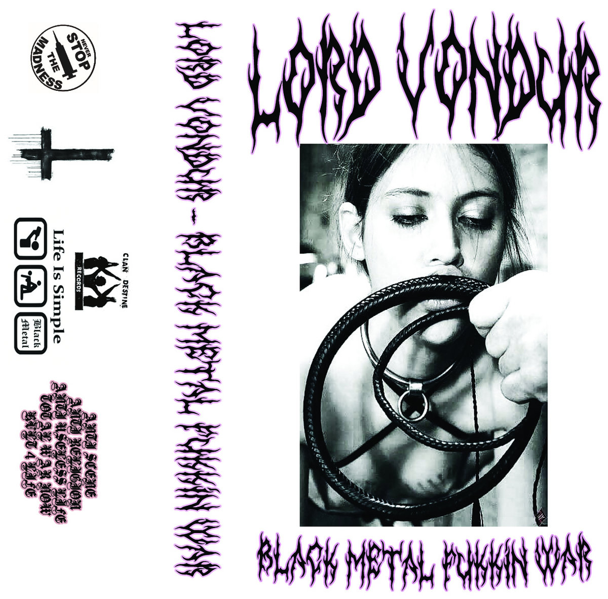 LORD VONDUR - BLACK METAL FUKKIN WAR CS | Clan Destine Records