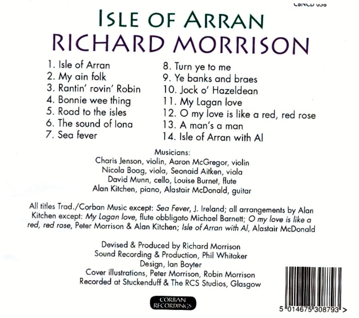 ISLE OF ARRAN CBNCD 058 | RICHARD MORRISON | Alastair McDonald