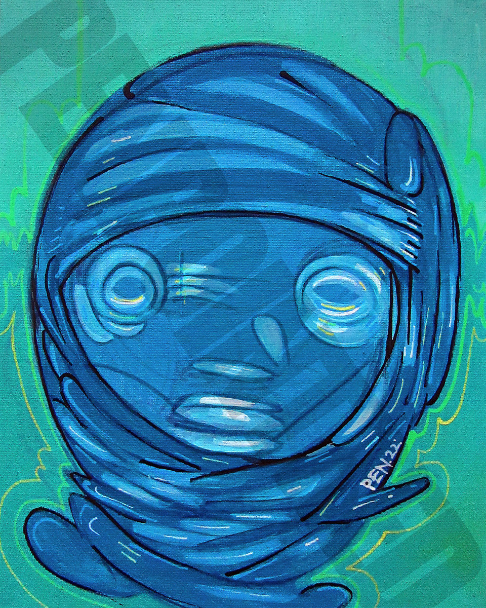 Blue Steel Stare by penpointred *high quality giclee print | homebasspdx