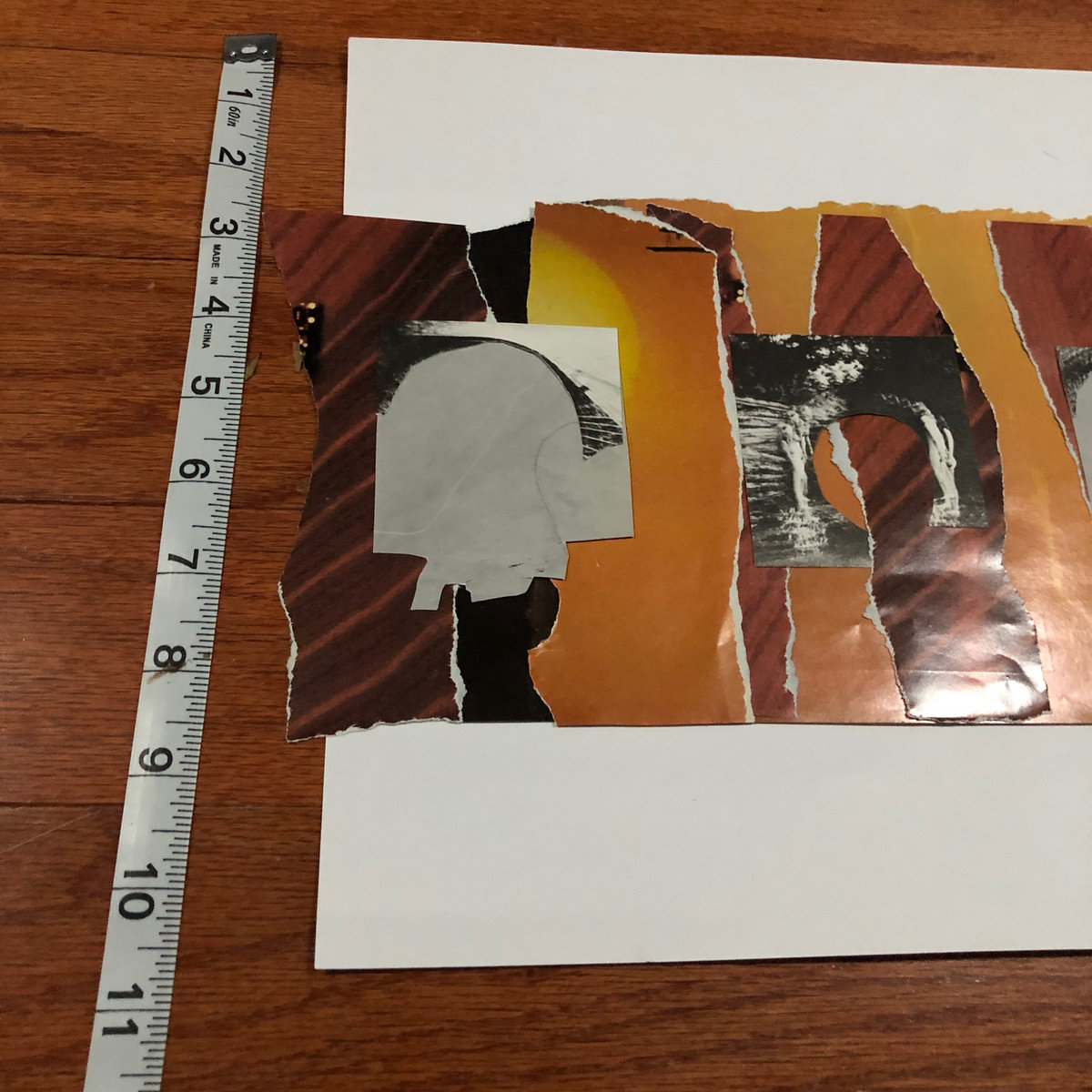 Original Collage Art: Quiet Evenings "Narrows" | Hooker Vision