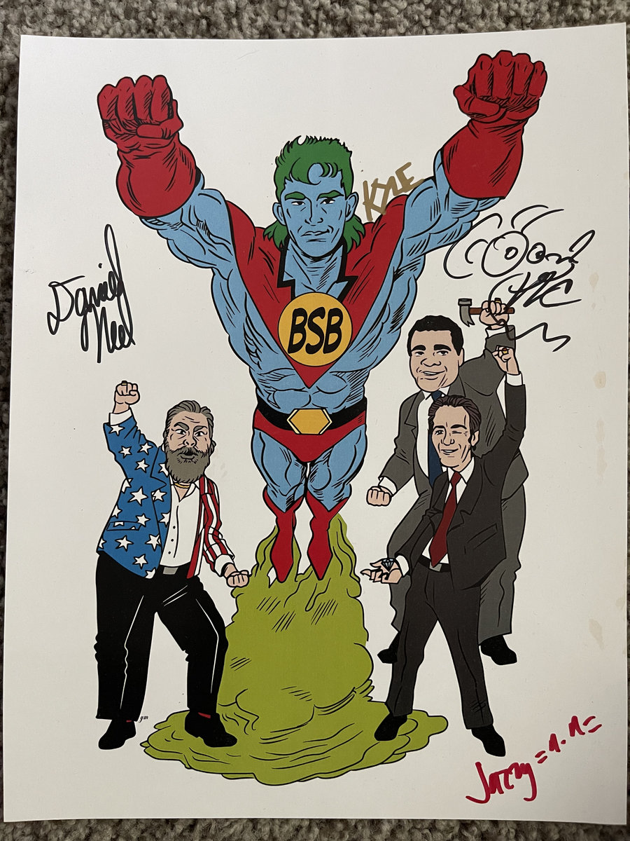 Holy Trinity Autographed Print | Belushi Speed Ball