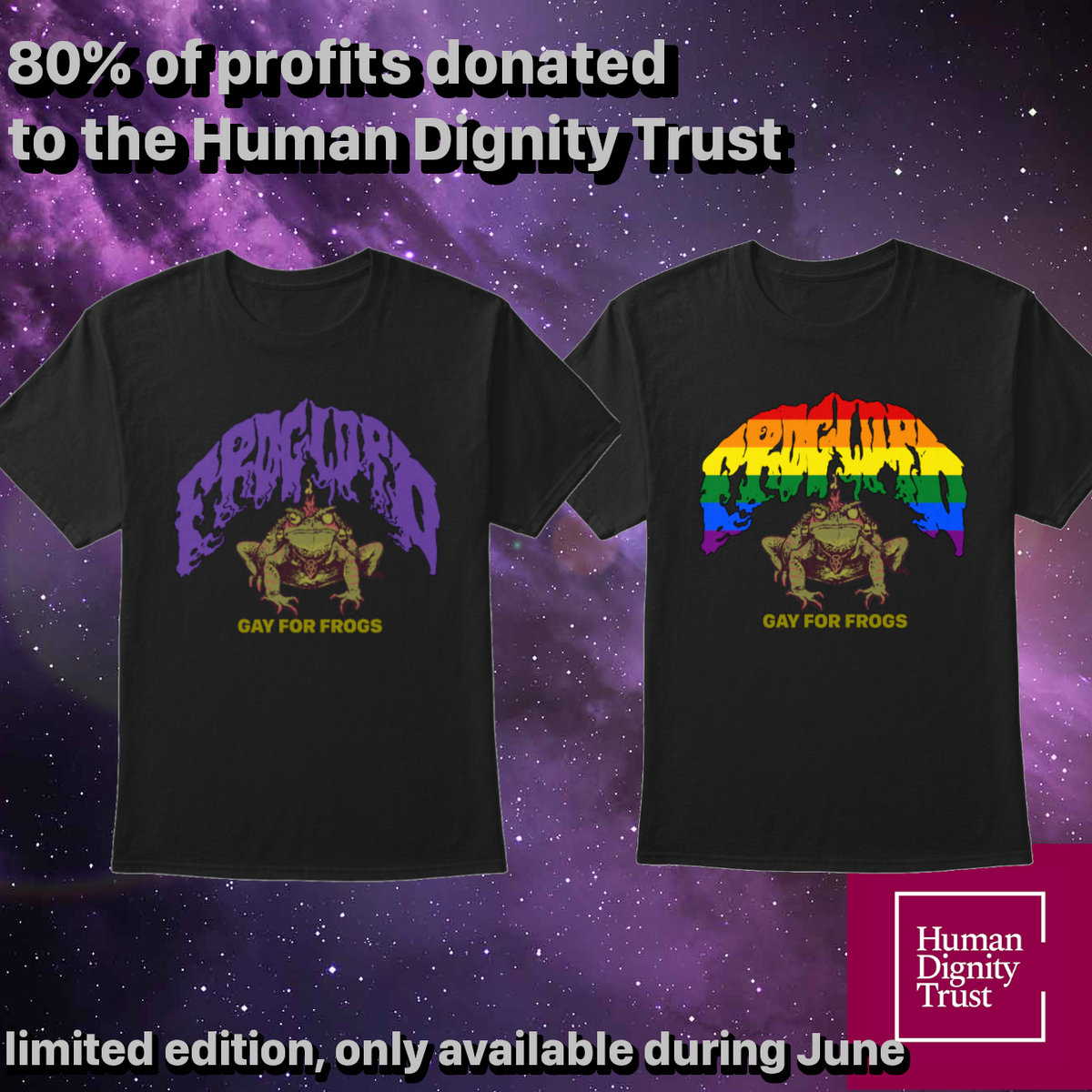 Gay 4 Frogs T-shirt | Froglord