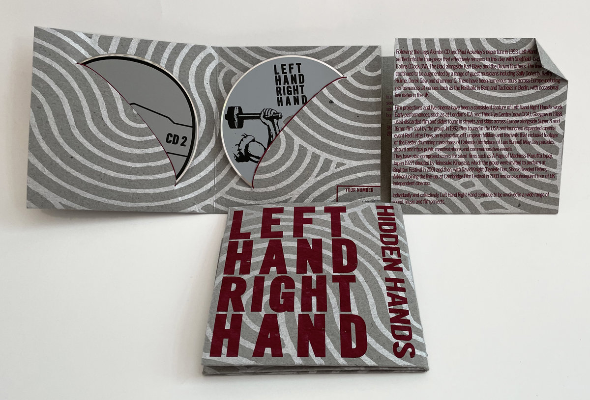 Hidden Hands | Left Hand Right Hand | staalplaat label