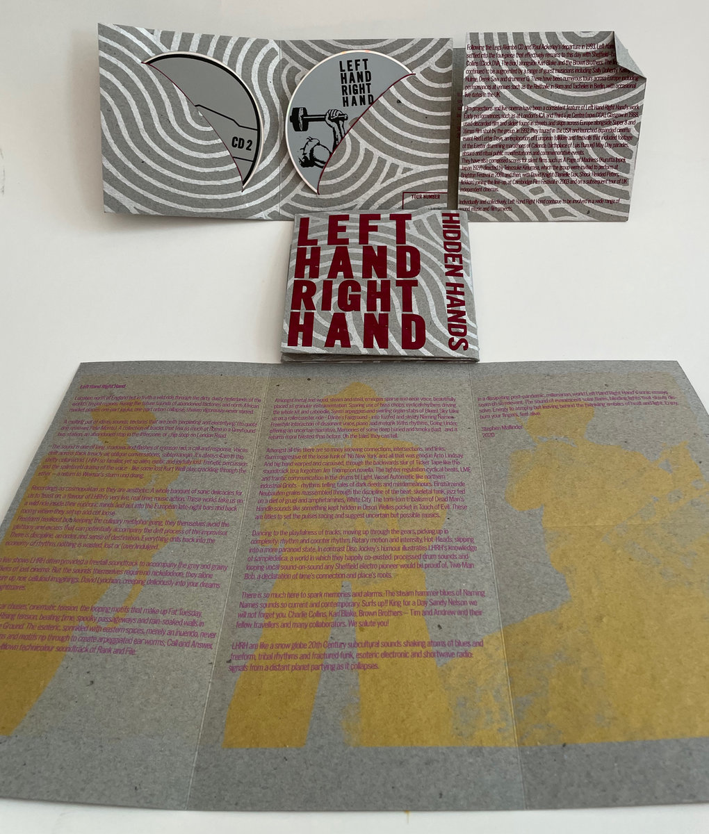 Hidden Hands | Left Hand Right Hand | staalplaat label