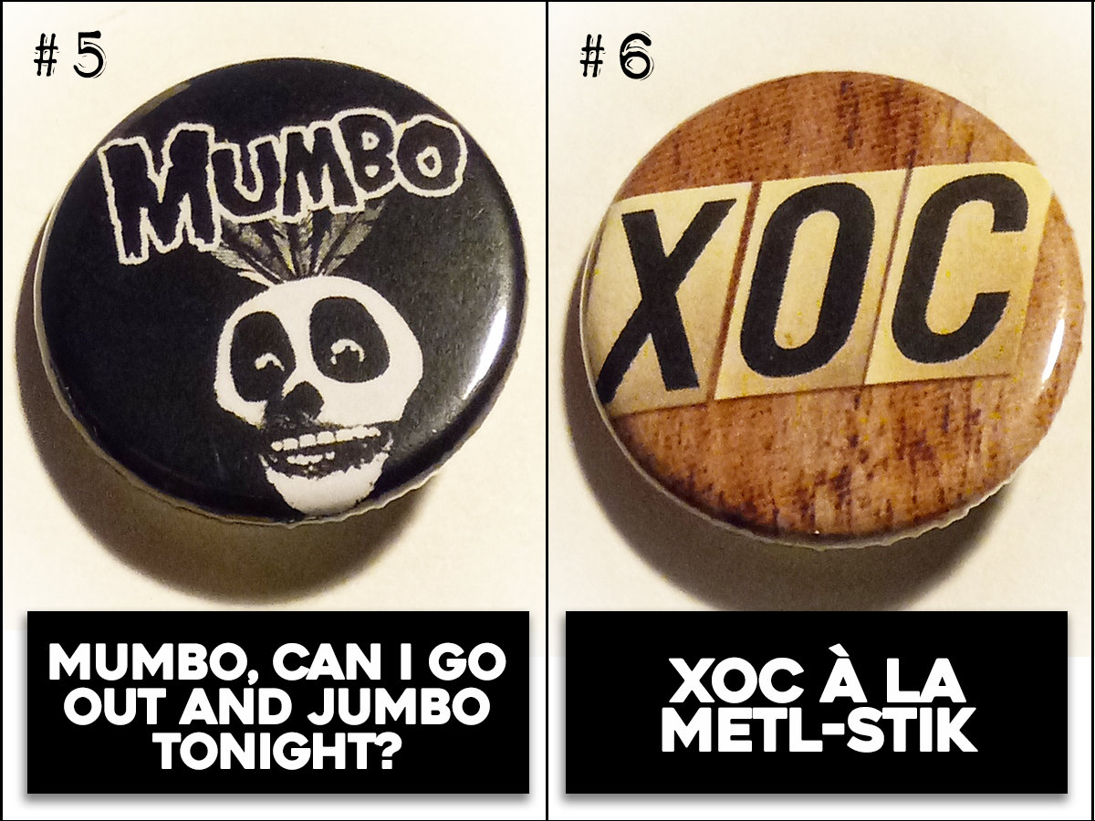 Xoc buttons! | TrashCanEagle
