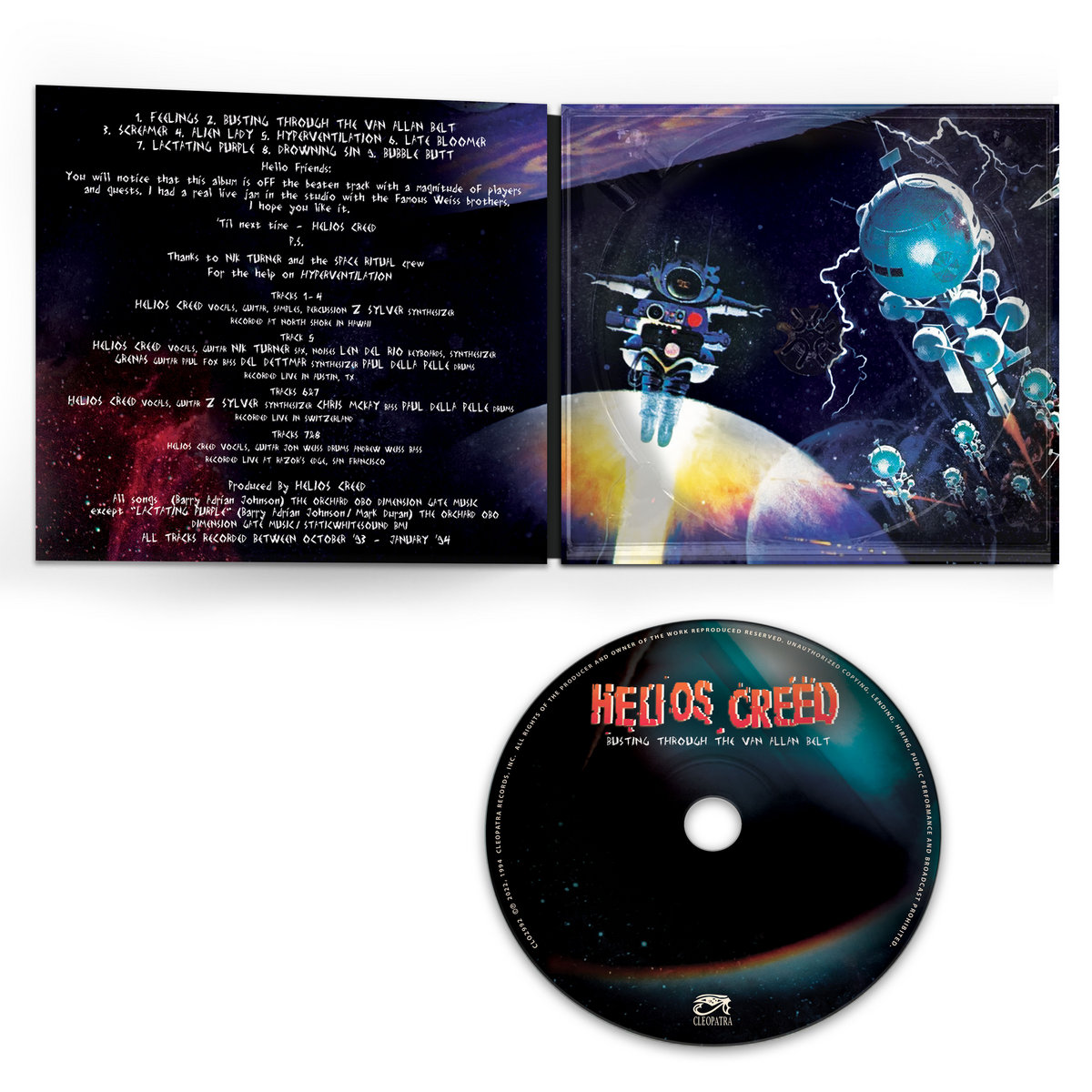 Bursting Through the Van Allan Belt | Helios Creed | Cleopatra Records