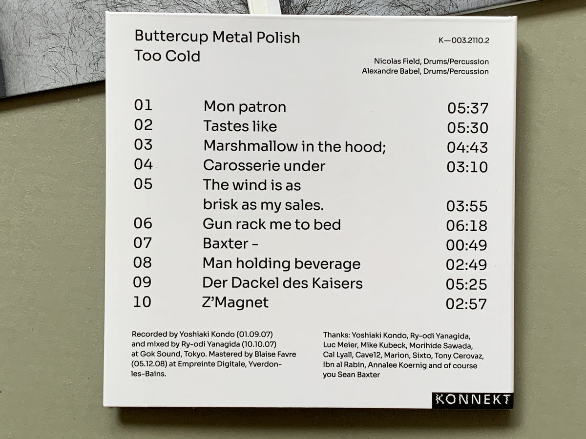 Too Cold | Buttercup Metal Polish