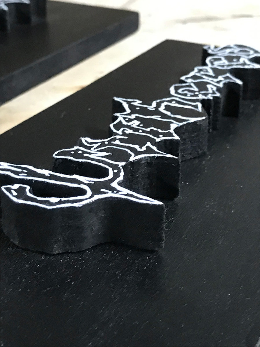 Handmade Woodcuts - Full Withered Logo | Withered