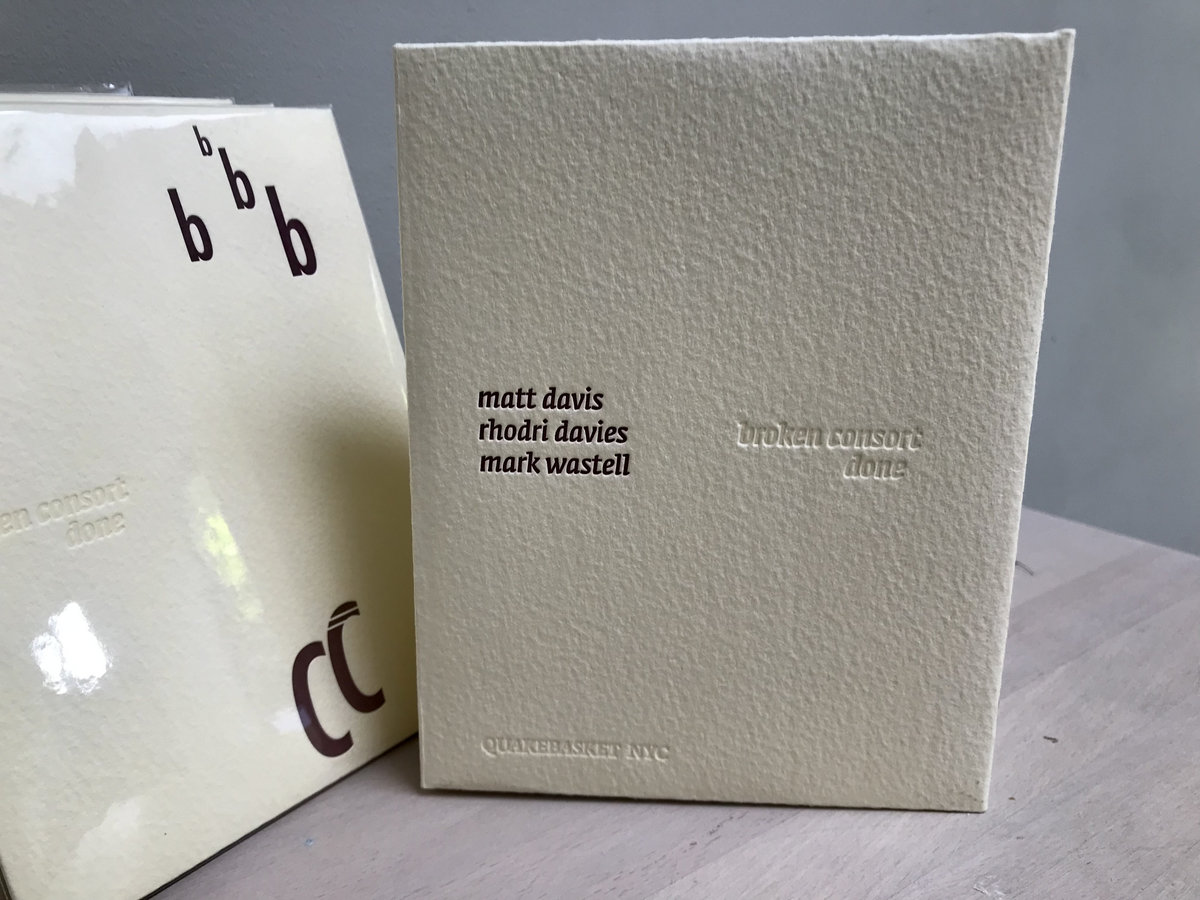Broken Consort (Matt Davis, Rhodri Davies, Mark Wastell) - Done (CD ...