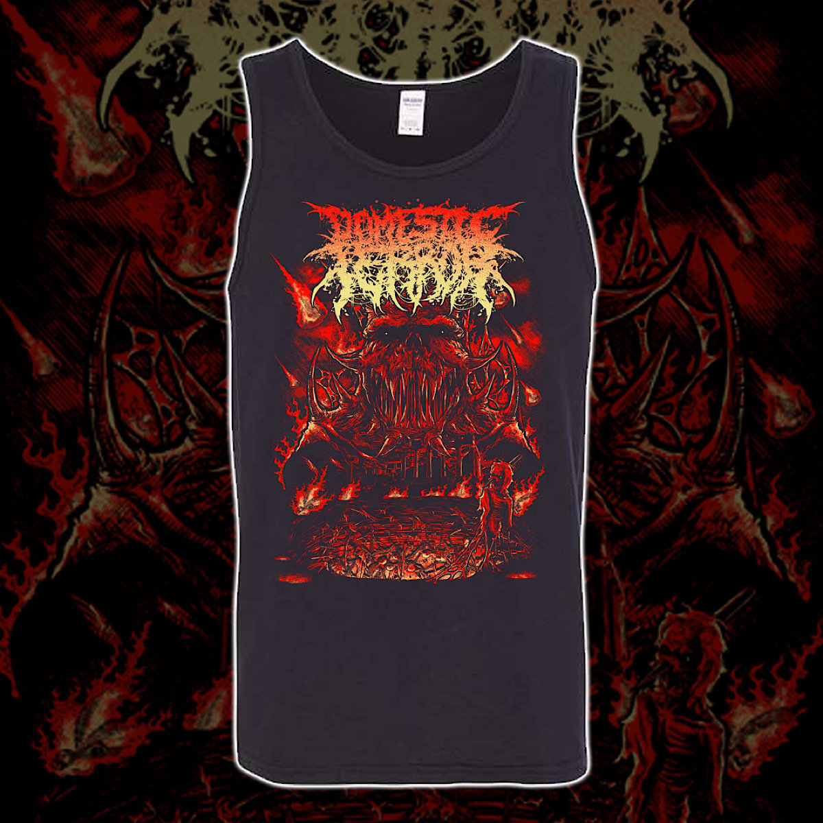 Seraphim Ablaze Tank Top | Domestic Terror