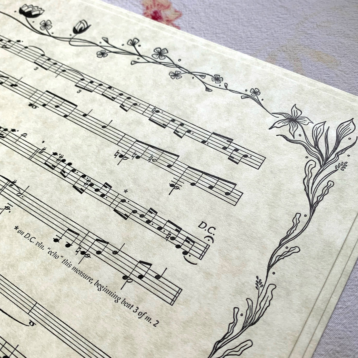 "Shallows" Music Print [hand-tinted] | Hawktail