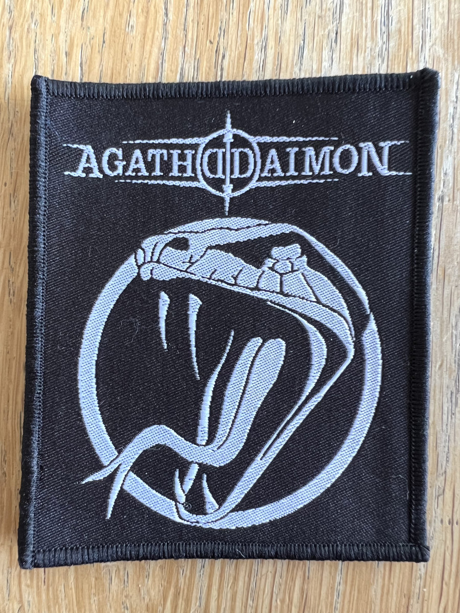 Agathodaimon snake symbol+logo patch | Agathodaimon