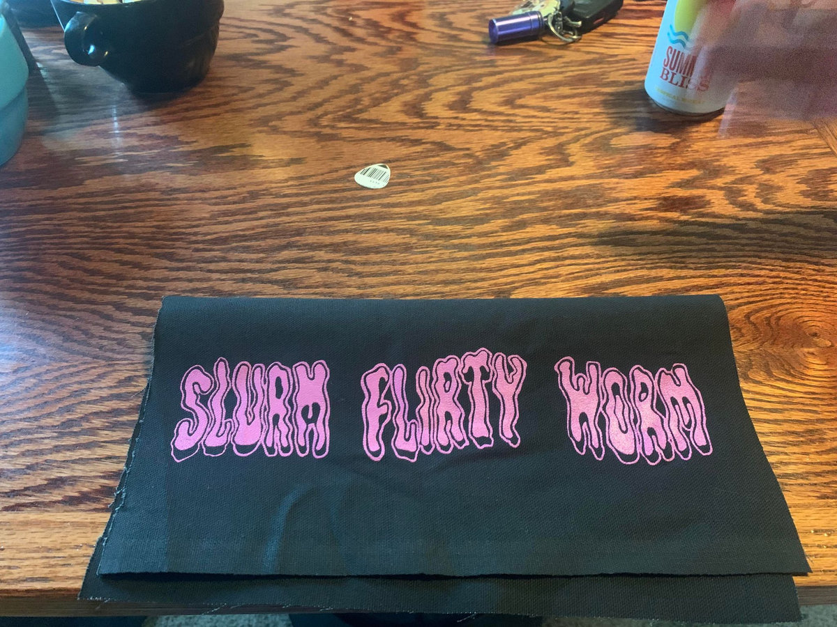 Bubblegum Logo Patch | Slurm Flirty Worm