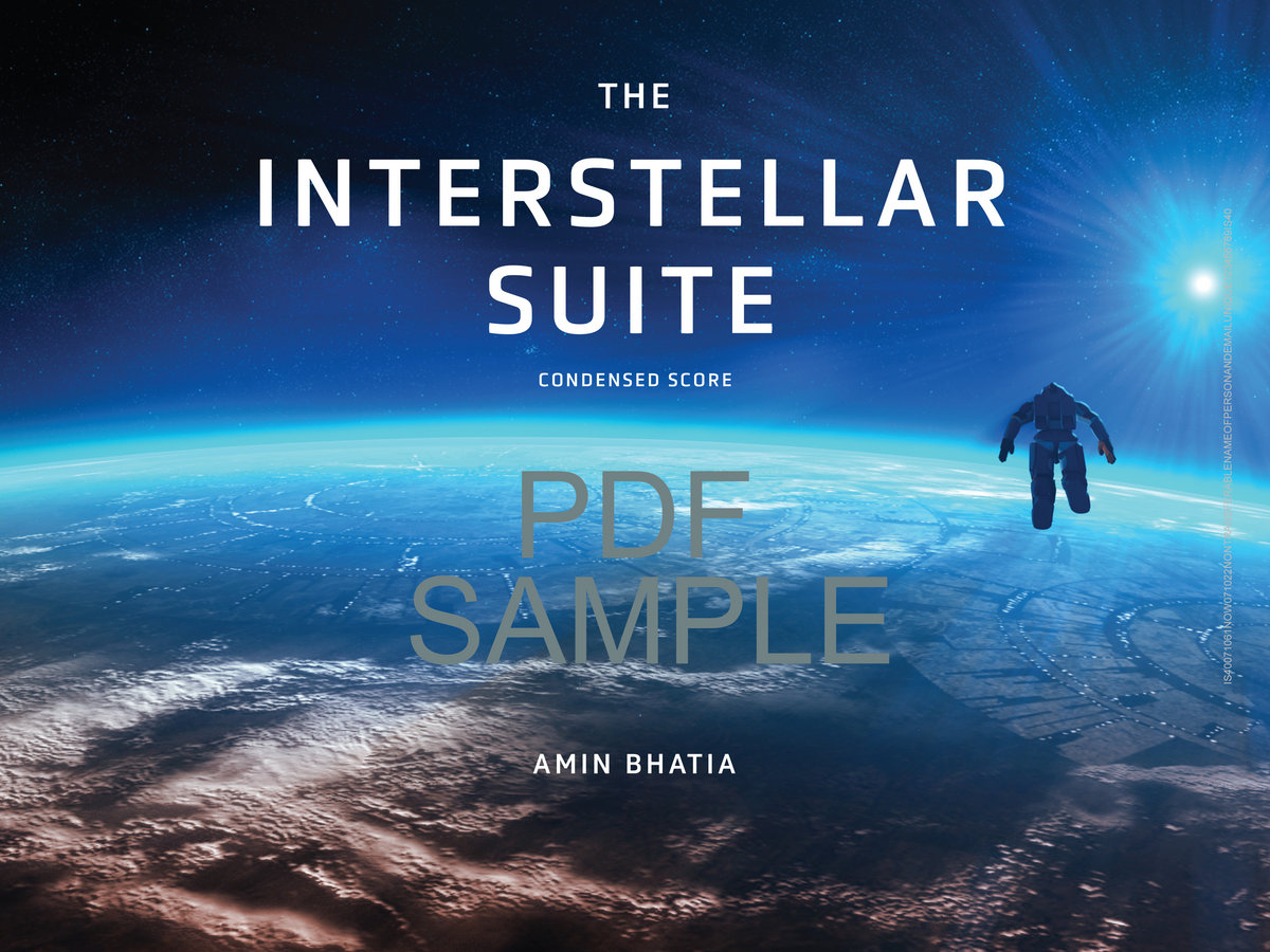THE INTERSTELLAR SUITE CONDENSED SCORE PDF Watermarked Download | Amin ...