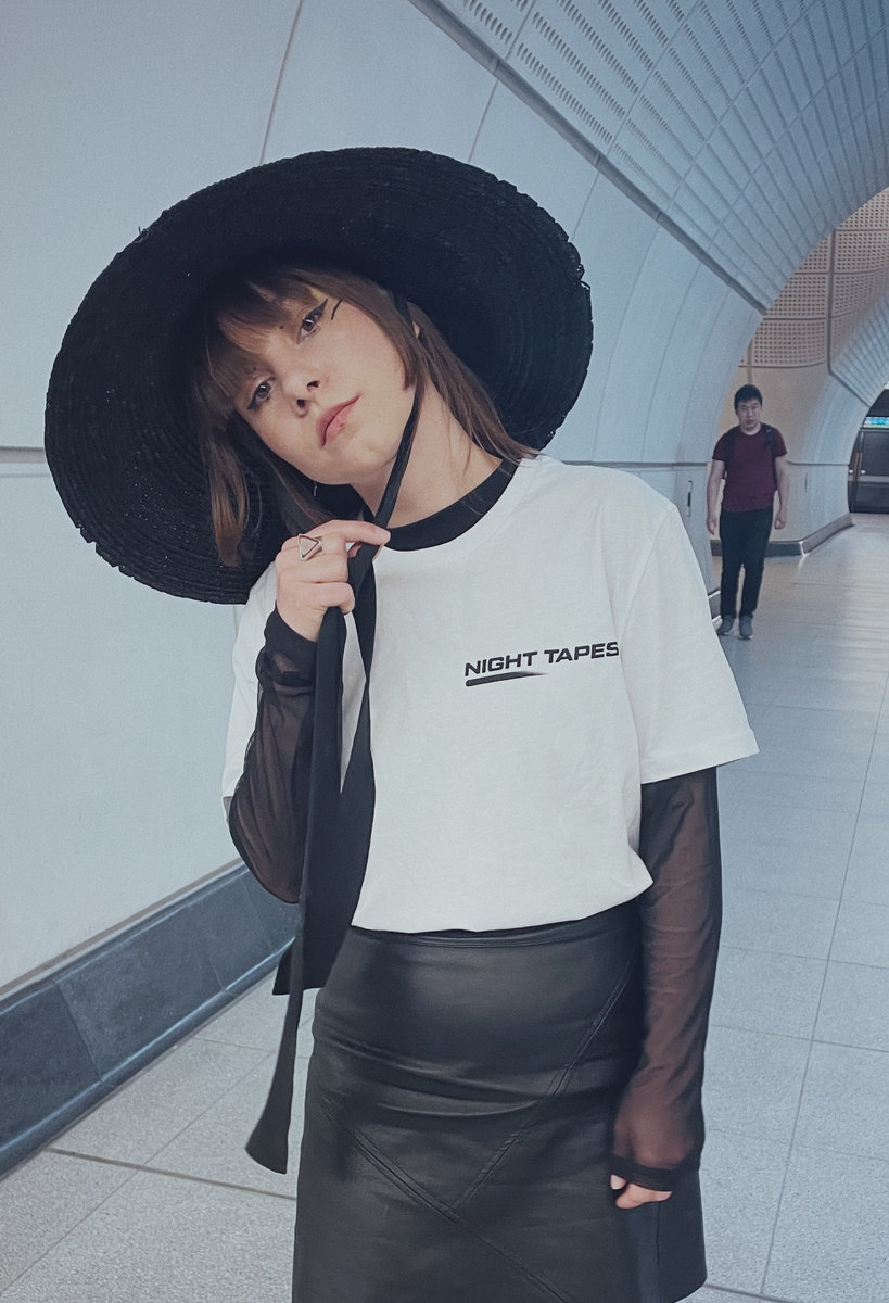 Night Tapes White T-Shirt | Night Tapes