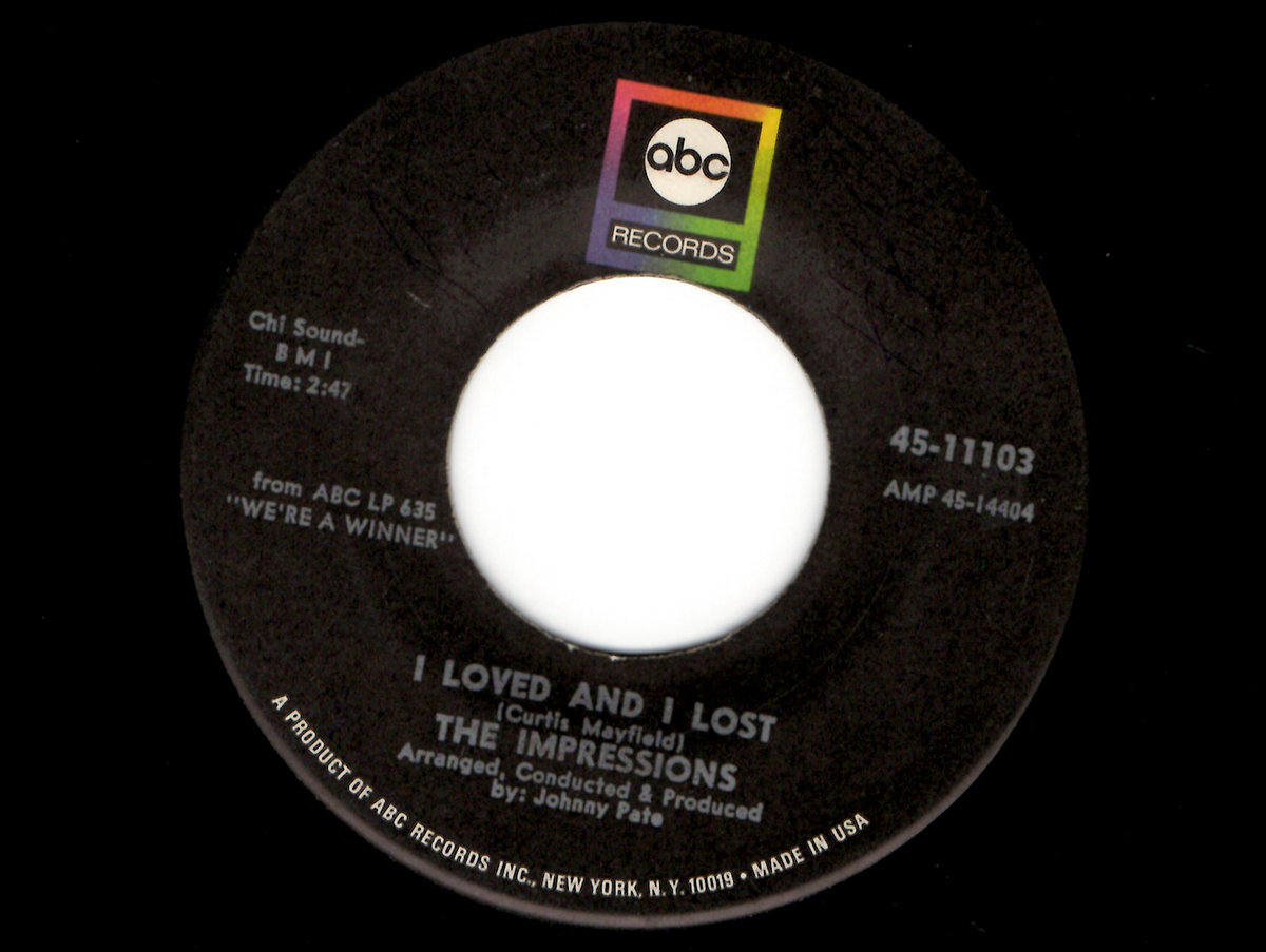 Sold 10 I Loved And I Lost The Impressions Vg Rare Low