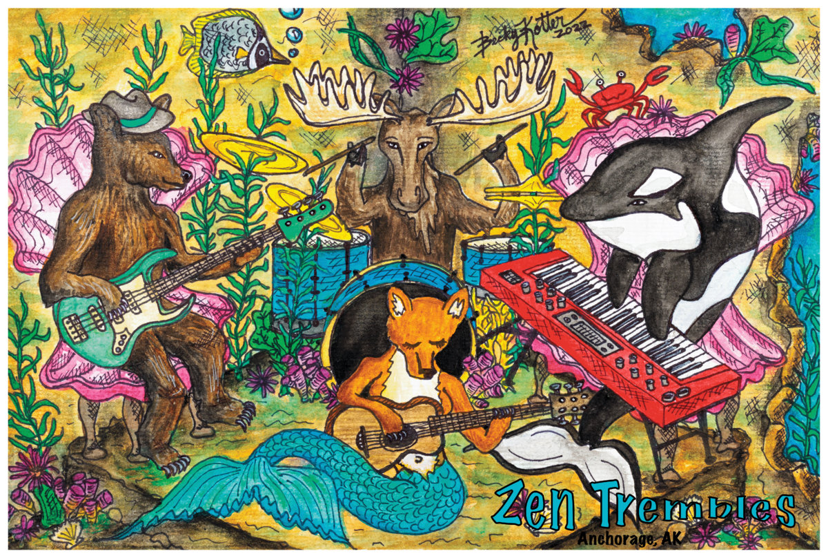 Merfox Vibes - Sticker | Zen Trembles