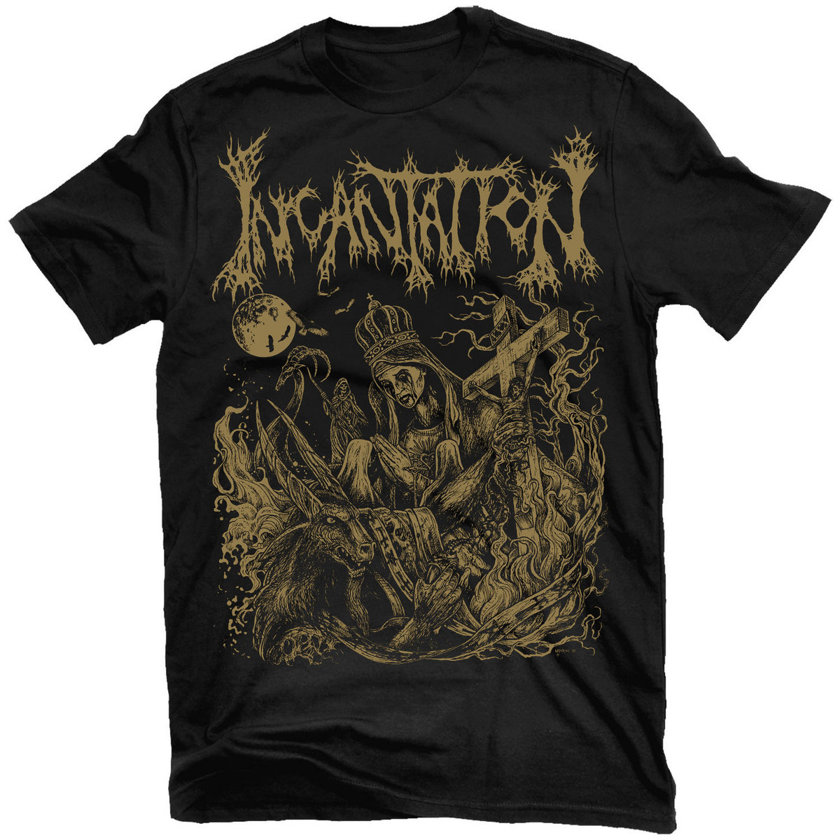 Hell Awaits T Shirt | Incantation