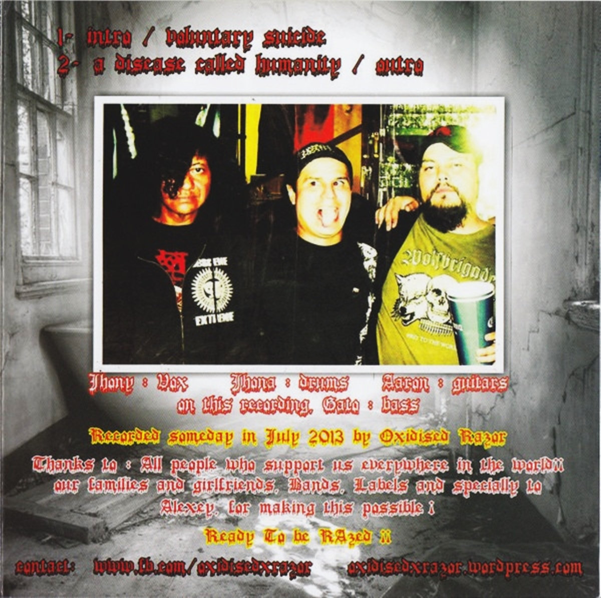 Split with Oxidised Razor | Necrocannibalistic Vomitorium