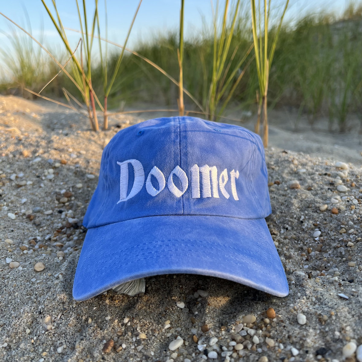 Pigment Dye Doomer Cap w/ Adjustable Buckle Closure (Blue) | Perpetual Doom