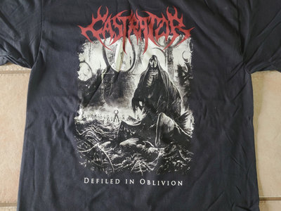 Castrator - Defiled in Oblivion Official T-Shirt | Dark Descent Records
