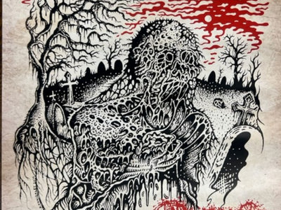 "Watching You Rot" Cover Art Poster | Dripping Decay