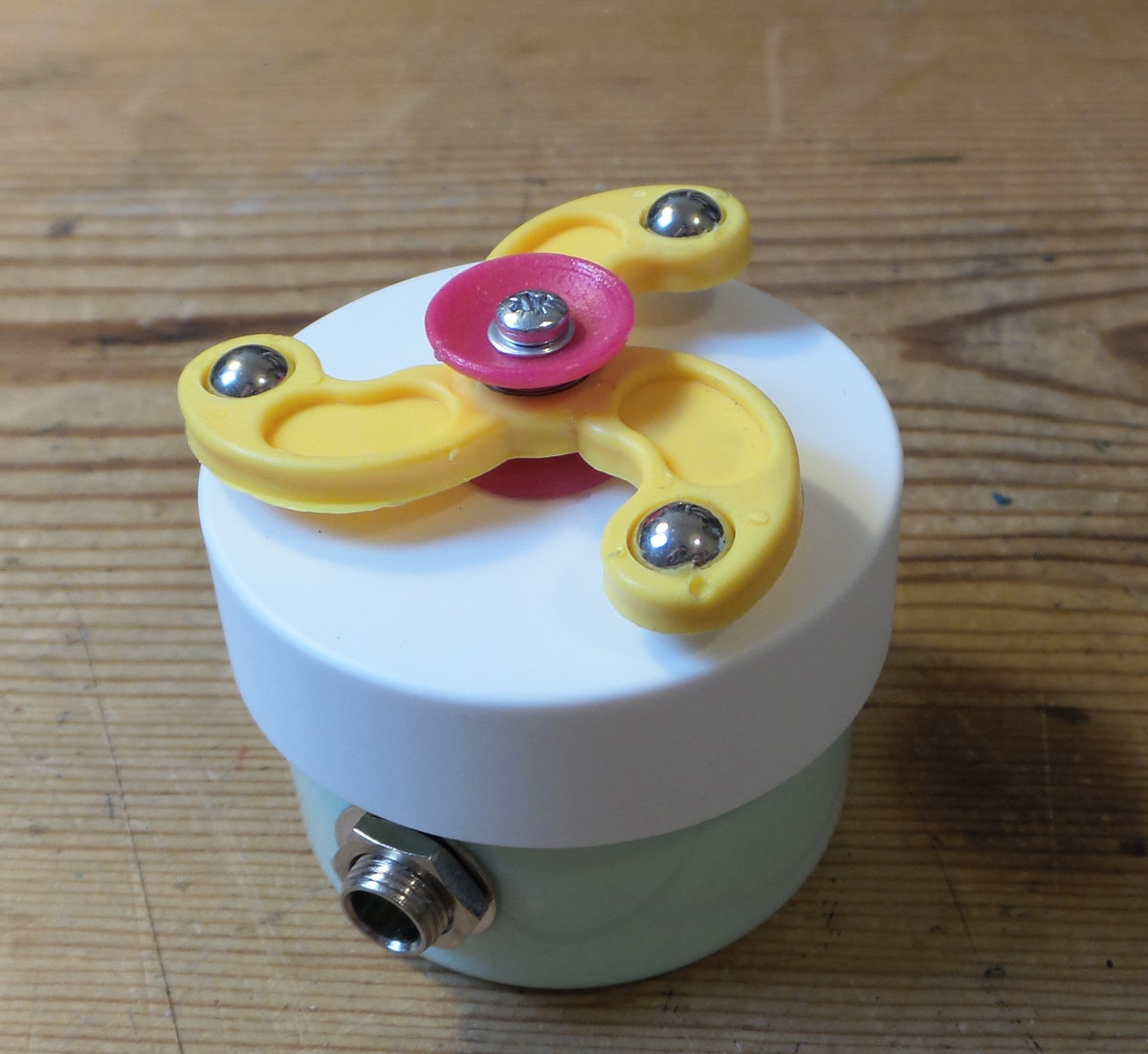 Mini Upcycled Fidget Spinner Instrument | Michael Ridge