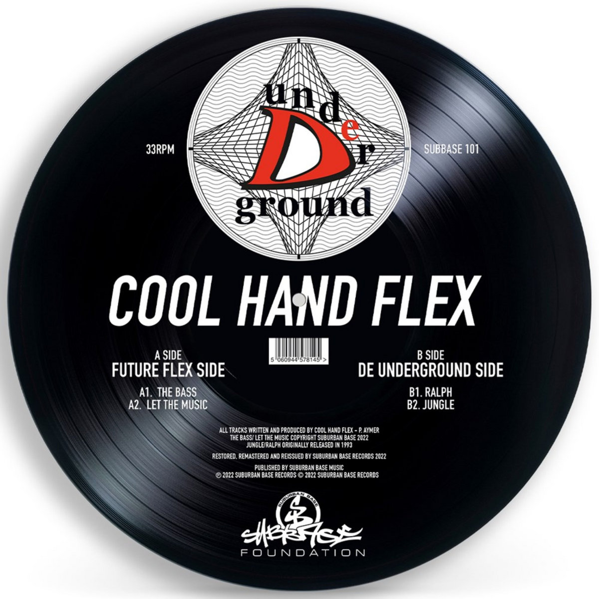 Cool Hand Flex - De Underground Picture Disc | Suburban Base Records