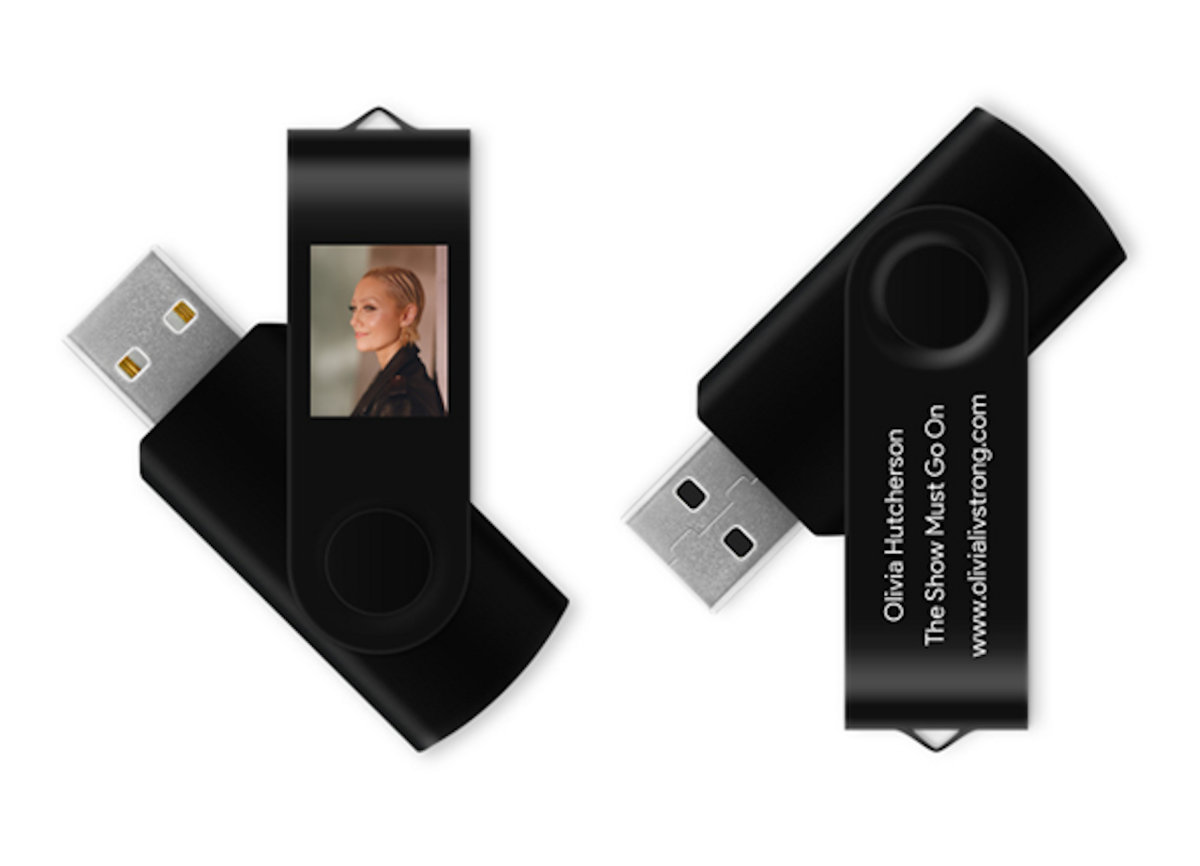 'The Show Must Go On' Custom Made USB Drives | Olivia Hutcherson